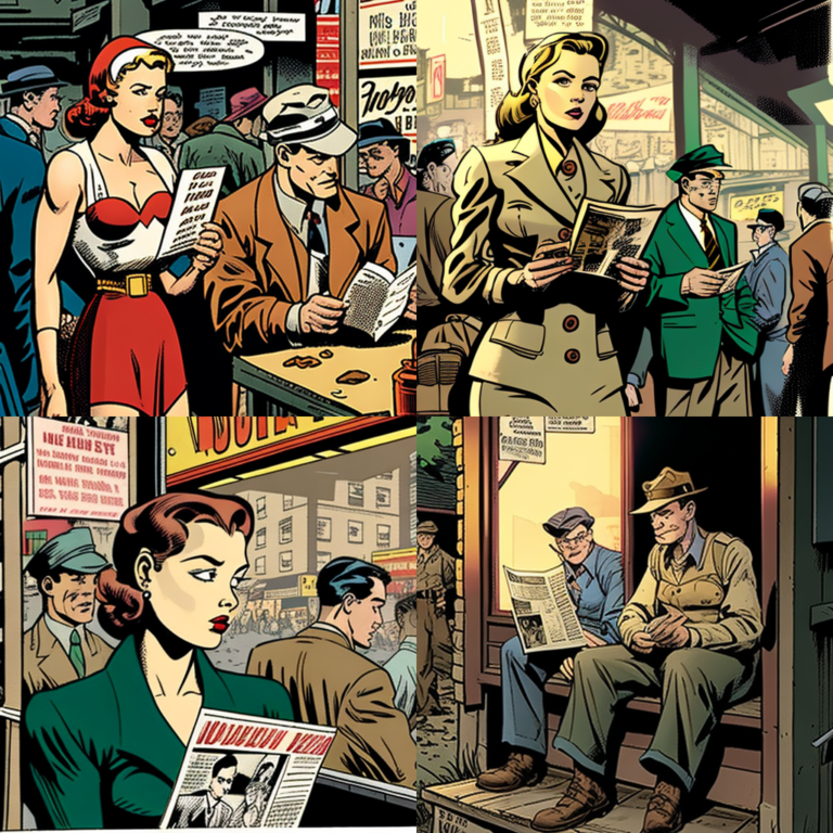 How to make an artistic comic strip in MidJourney - Prompt Hero.Ai