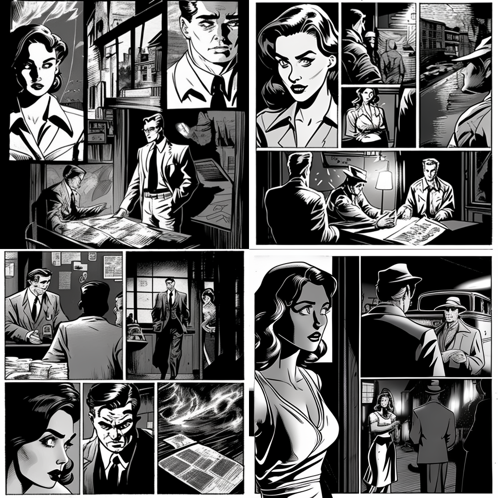 How to make an artistic comic strip in MidJourney - Prompt Hero.Ai