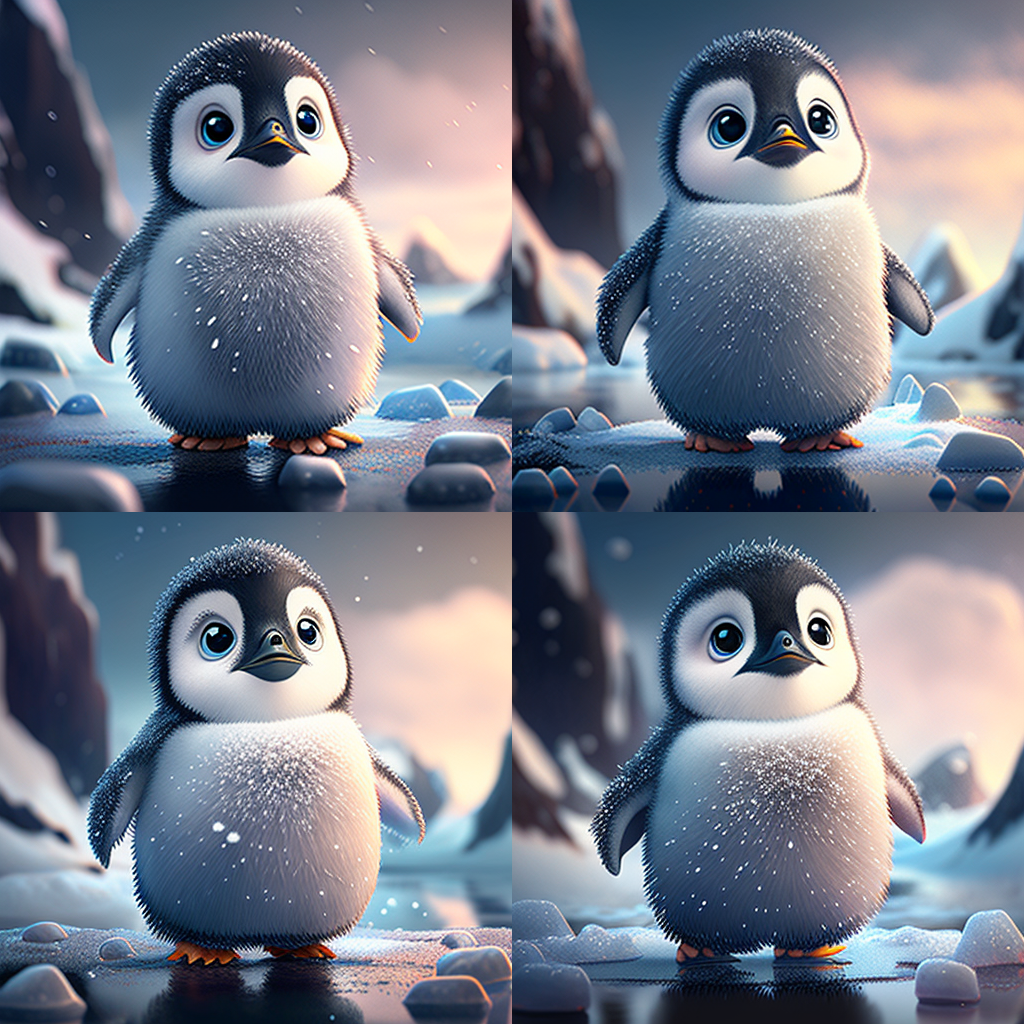 How to make a cute fluffy cartoon penguin in MidJourney - Prompt Hero.Ai