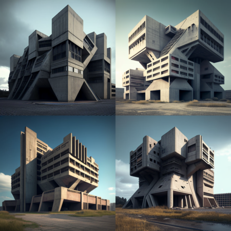 How to make photorealistic brutalist architecture in MidJourney ...