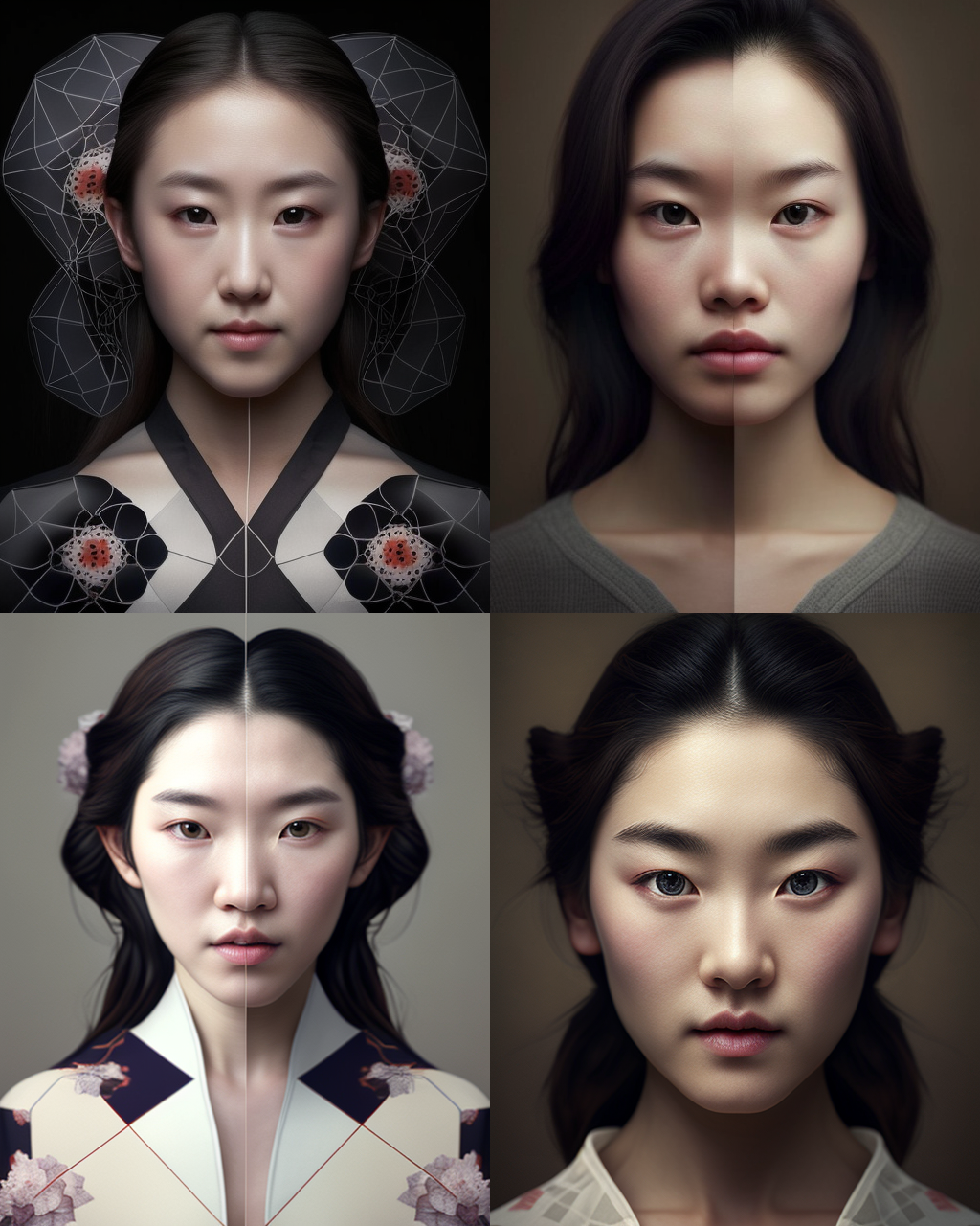 Creating a realistic portrait of a Japanese woman in MidJourney ...