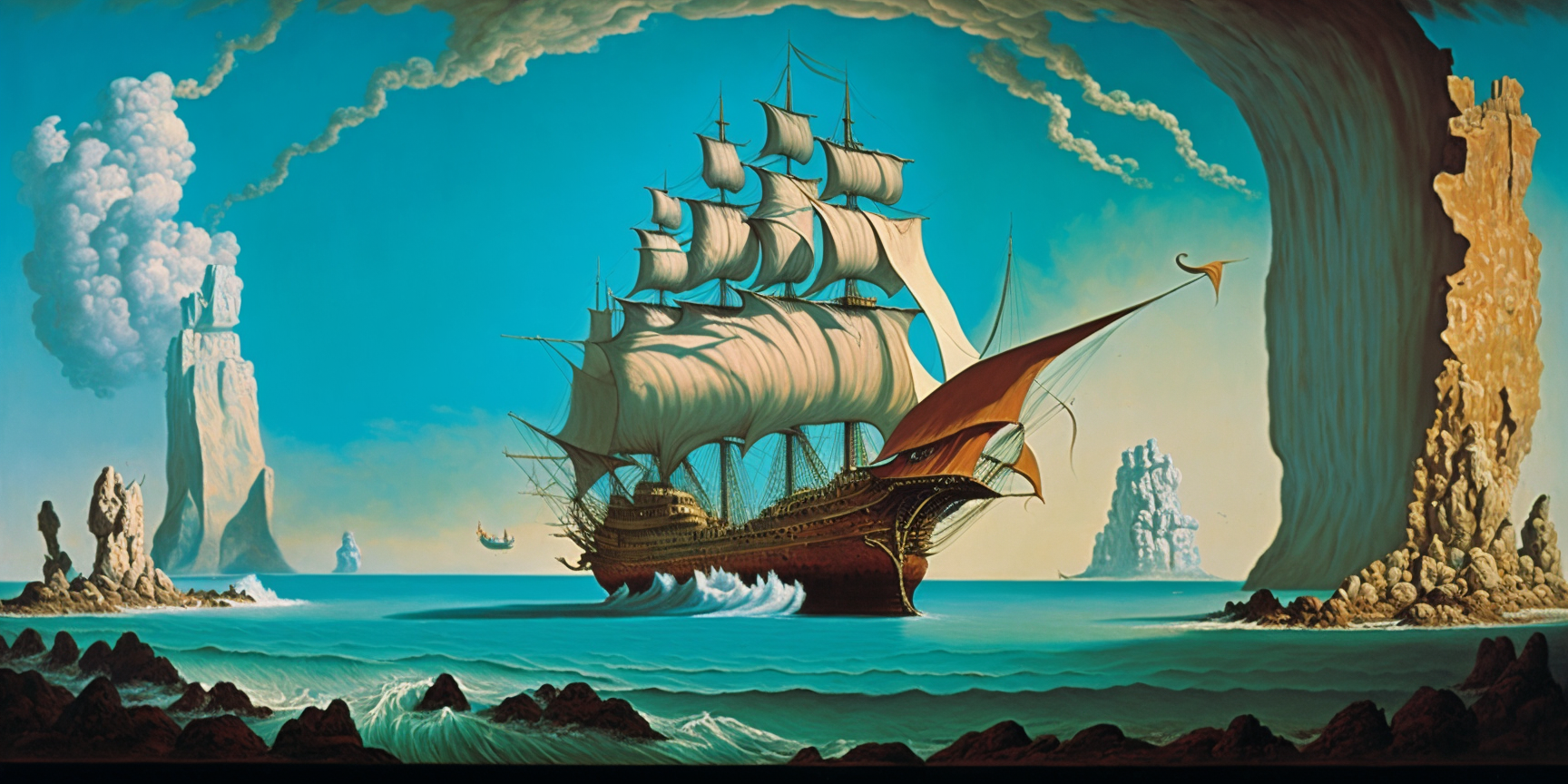 Salvador Dali The Ship