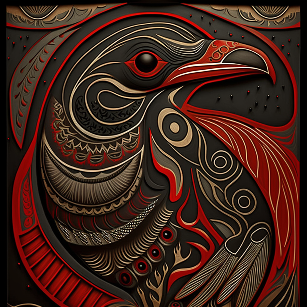 Making Haida art in MidJourney - Prompt Hero.Ai