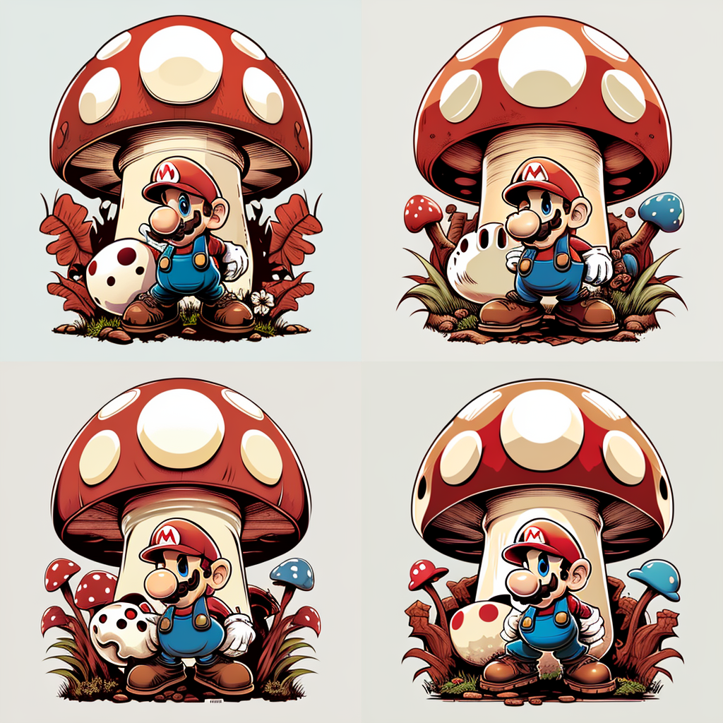 Making Mario in different art styles in MidJourney - Prompt Hero.Ai