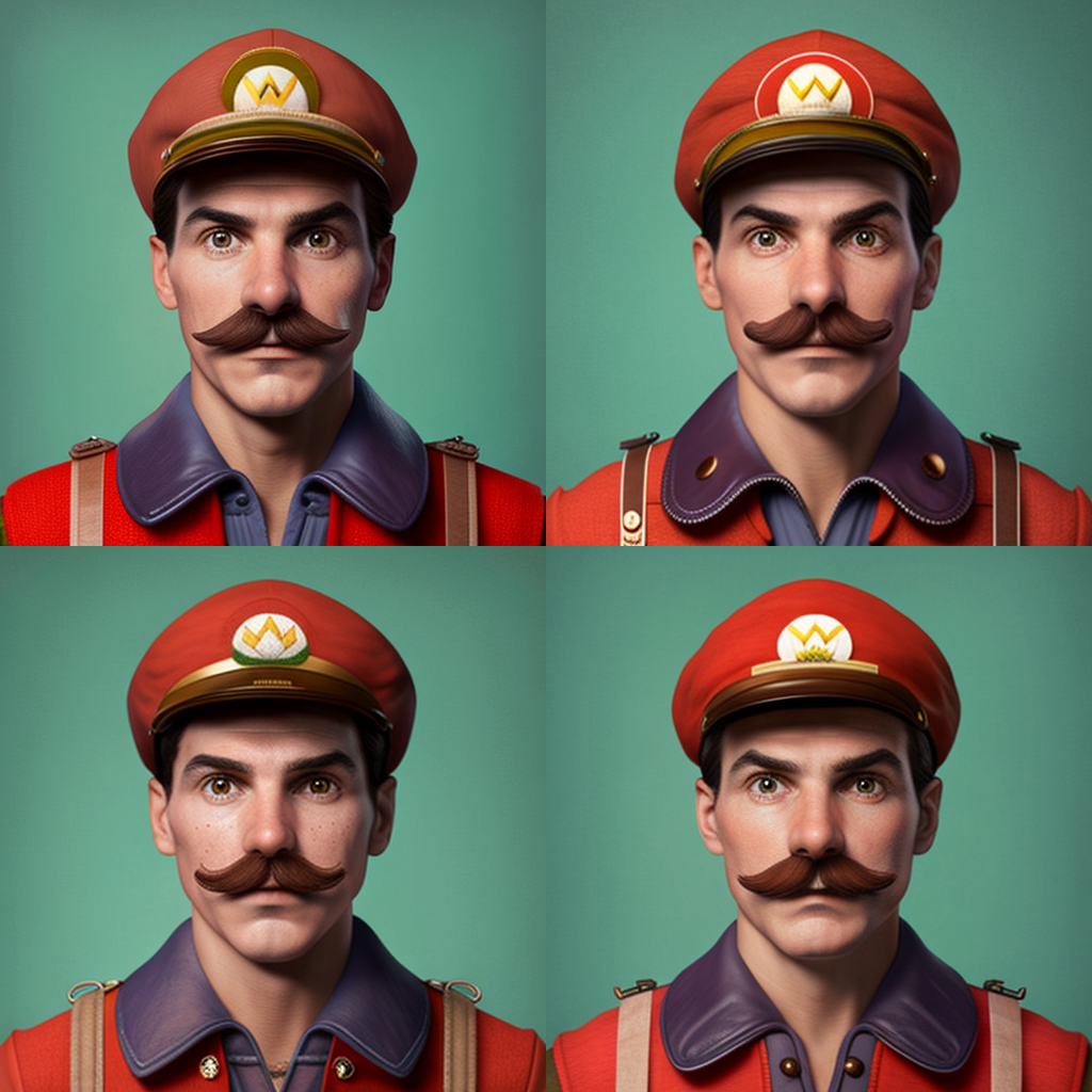 Making Mario in different art styles in MidJourney - Prompt Hero.Ai